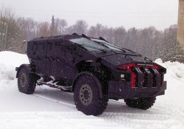 Batmobile lookalike 'The Punisher' armored 4x4 set to join Russian ...